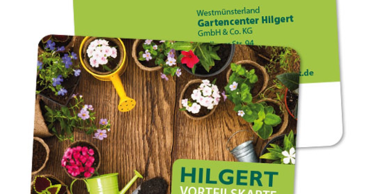Gartencenter Hilgert | Hilgert Vorteilskarte